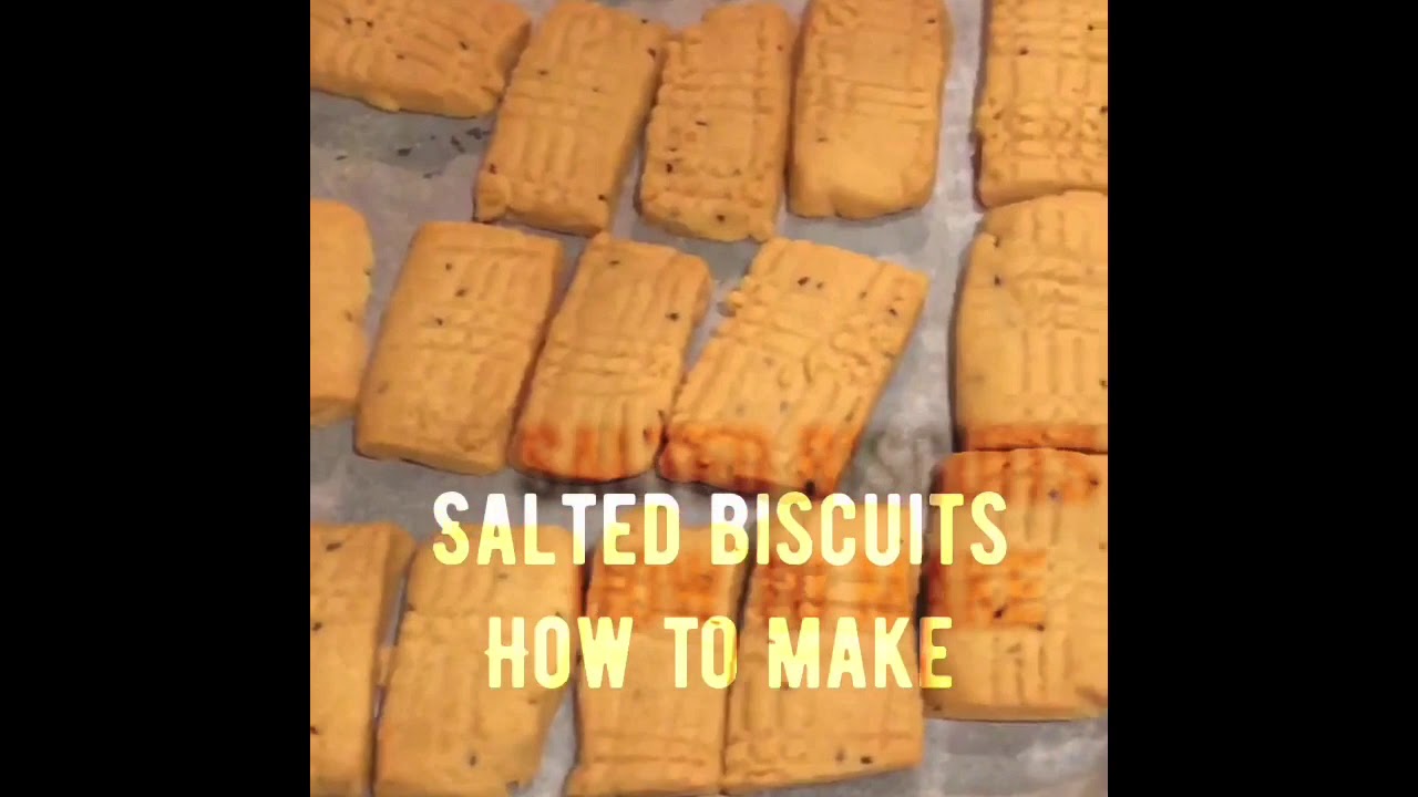 Salted biscuit | how to make | recipe - YouTube