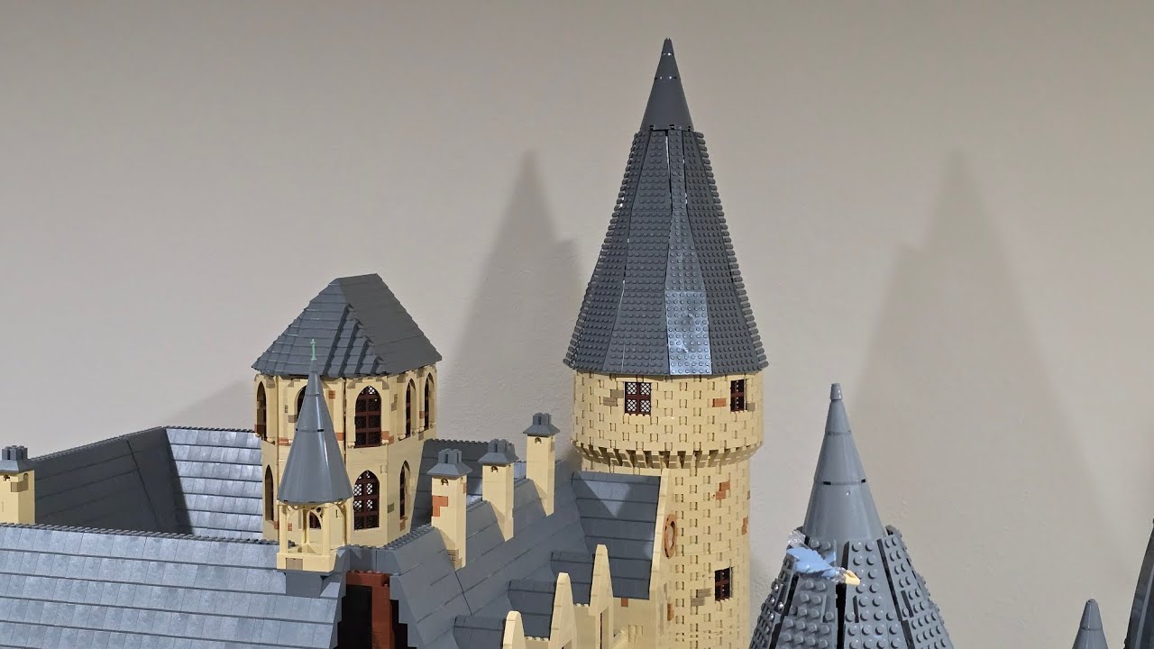 Building Hogwarts 93: Gryffindor Tower Exterior and Roof Problem Solved ...