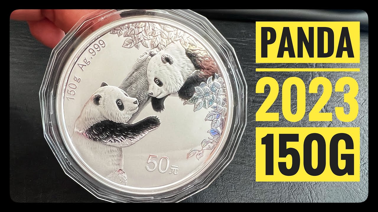Moneda PANDA 2023 150g PLATA - YouTube