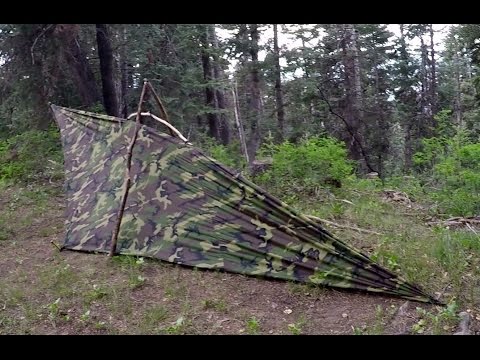 Make A Floored Bivy From A Tarp - Featuring our PSTL - YouTube