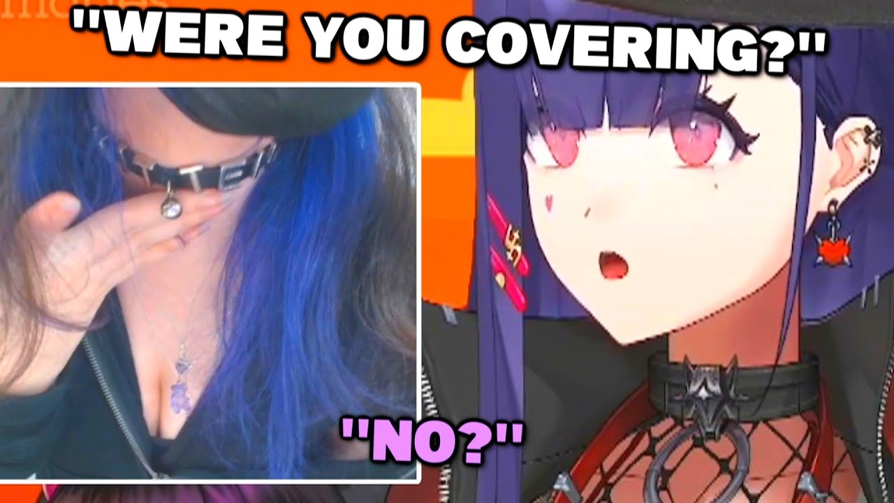 Rainhoe didn't cover her chest when showing her collar - YouTube