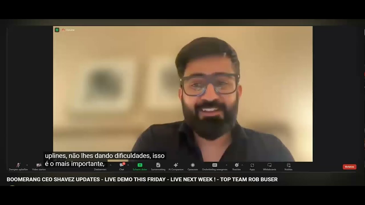 BOOMERANG BRASIL - CEO SHAVEZ UPDATE - NA PRÓXIMA SEMANA AO VIVO ...