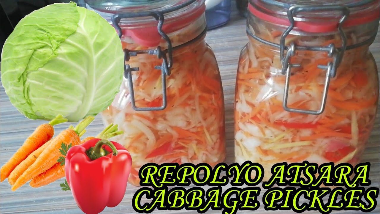 REPOLYO ATSARA RECIPES | CABBAGE PICKLES | PERFECT APPETIZER - YouTube