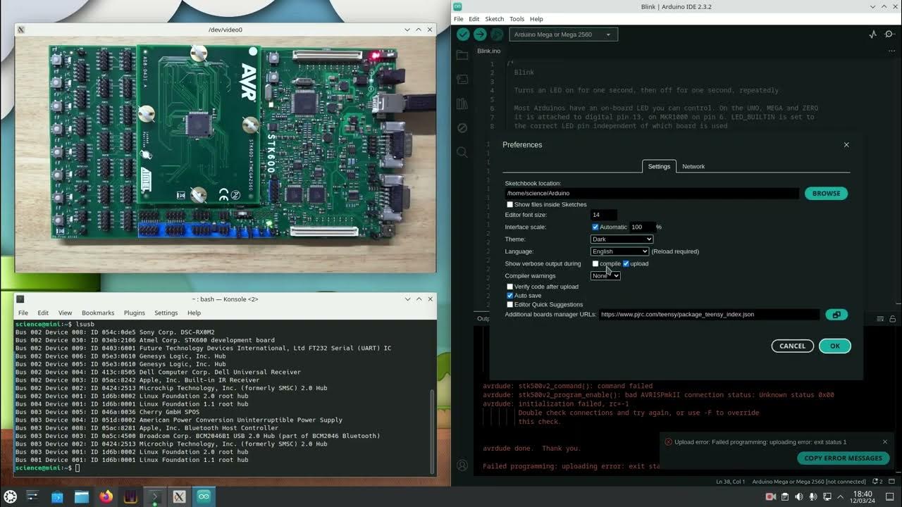 STK600 Arduino Programmer - YouTube