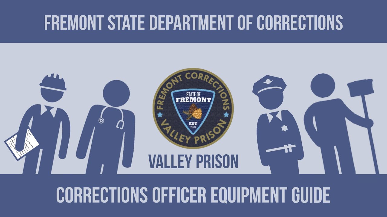 Corrections Officer Equipment Guide - [ VALLEY PRISON ] - YouTube