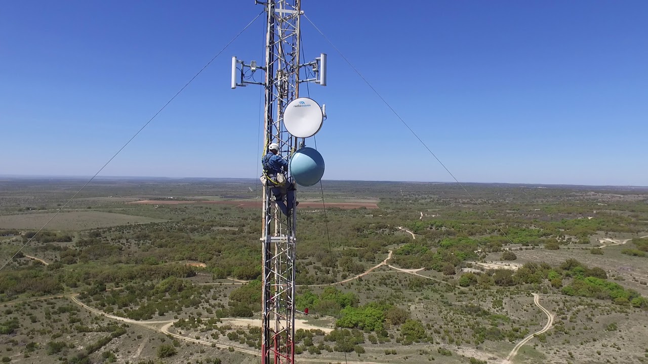 View from Top of Tower in Talpa, Texas - YouTube