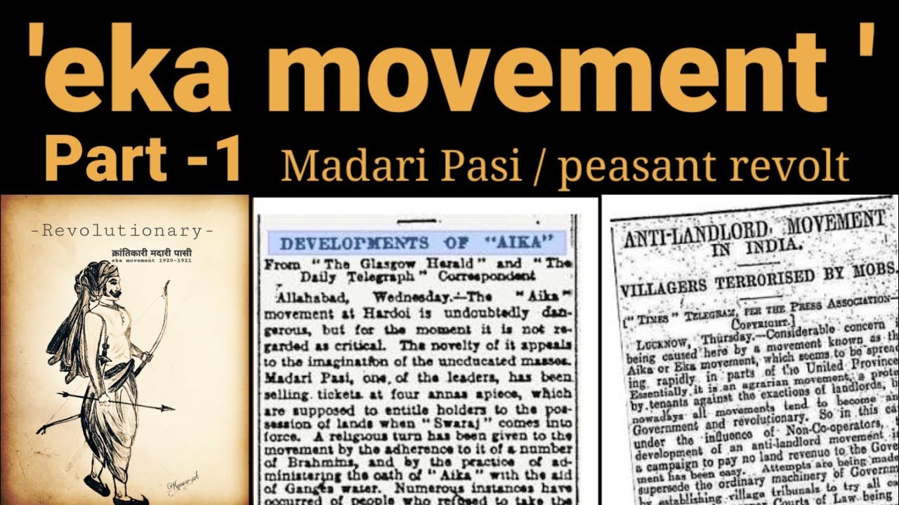 Madari Pasi / Eka movement 1921 | मदारी पासी एका आंदोलन | मदारी पासी का ...