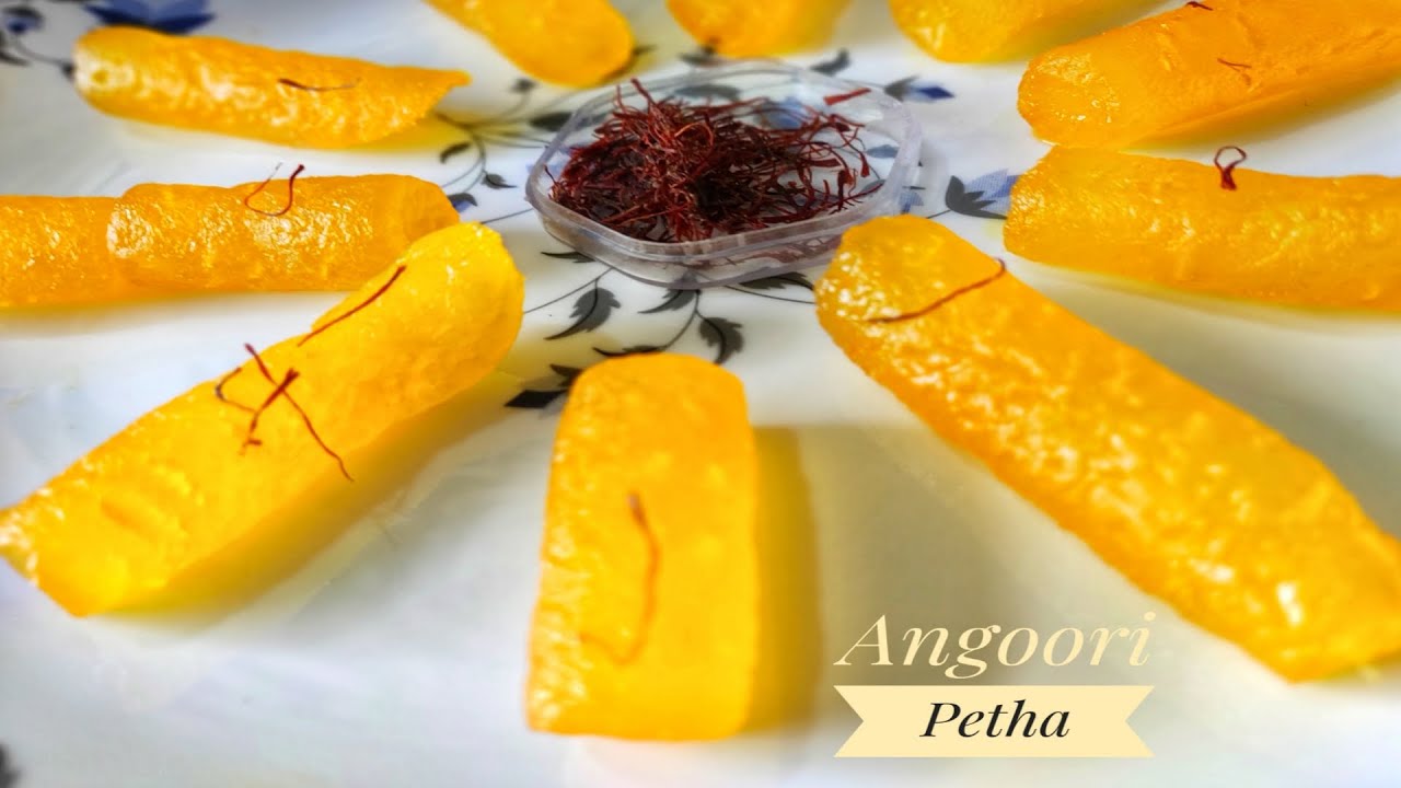 Agra Ka Petha | Kesari Angoori Petha | Petha Sweet Recipe | Step by ...