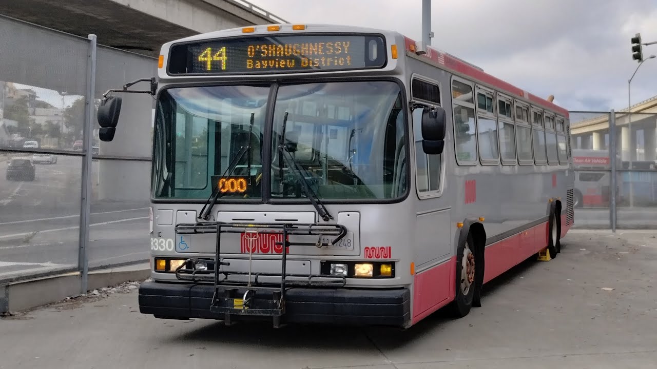 SF Muni 2002 Neoplan an440 8330 ride 5/1/23 - YouTube