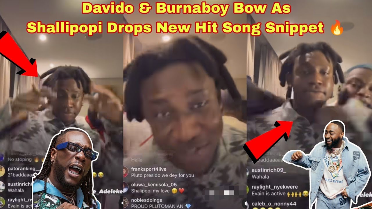 Shallipopi Drop Snippet of New Hit Song 🔥 Sweet Pass Davido & Burnaboy ...