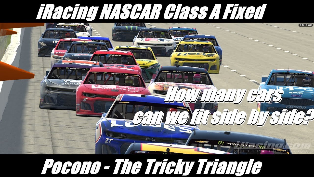 Can I Survive the Tricky Triangle?! iRacing NASCAR Class A Fixed at ...