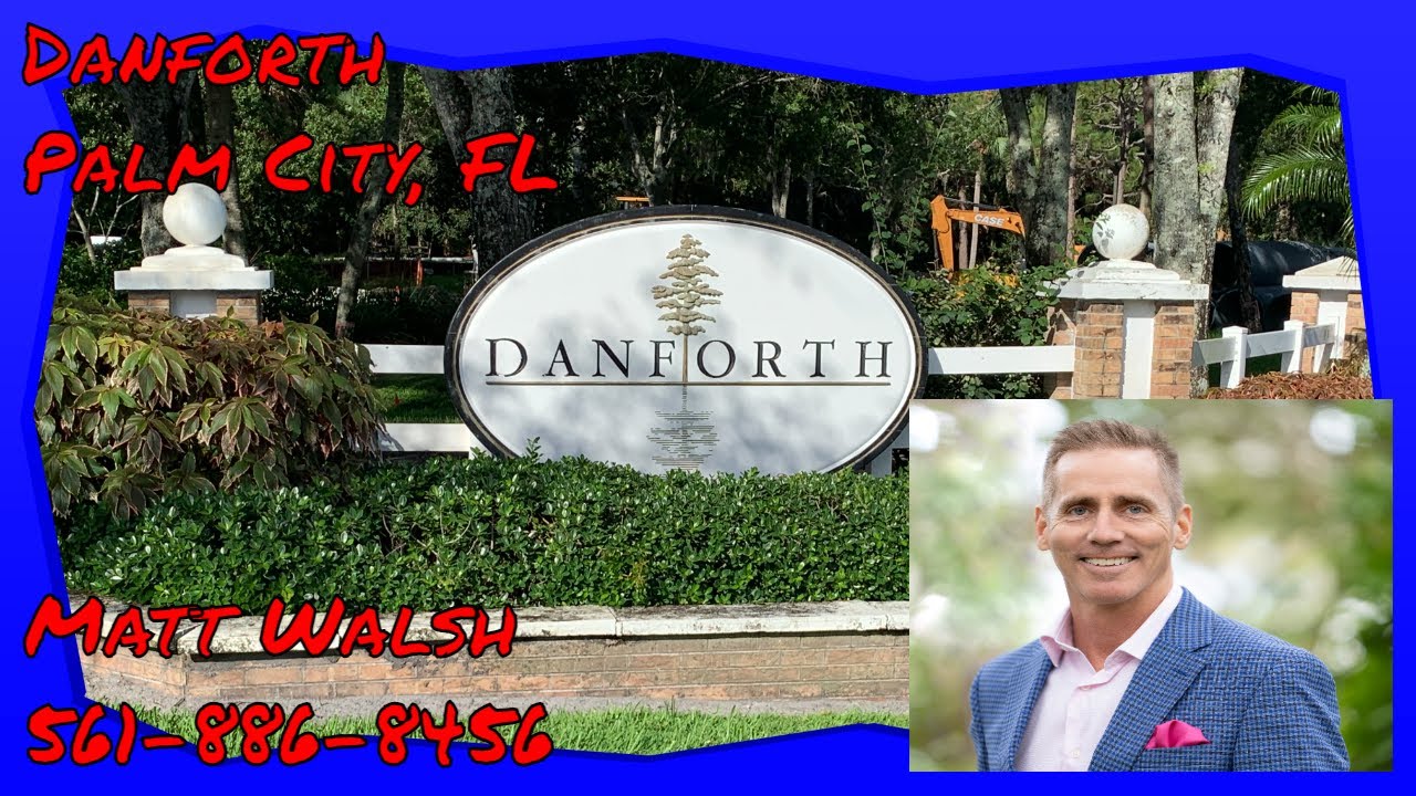 Danforth Subdivision Palm City, Florida - YouTube