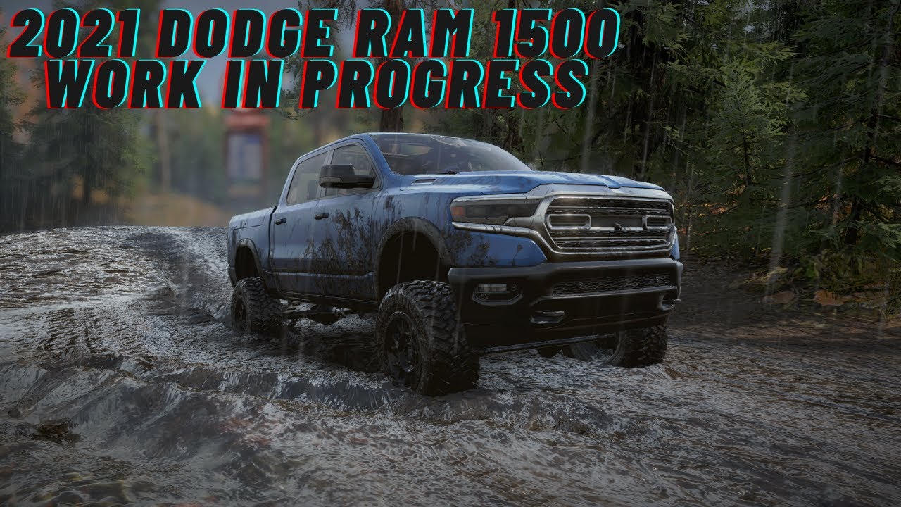SnowRunner Mod Review | 2021 DODGE RAM 1500 WIP - COMING SOON! - YouTube