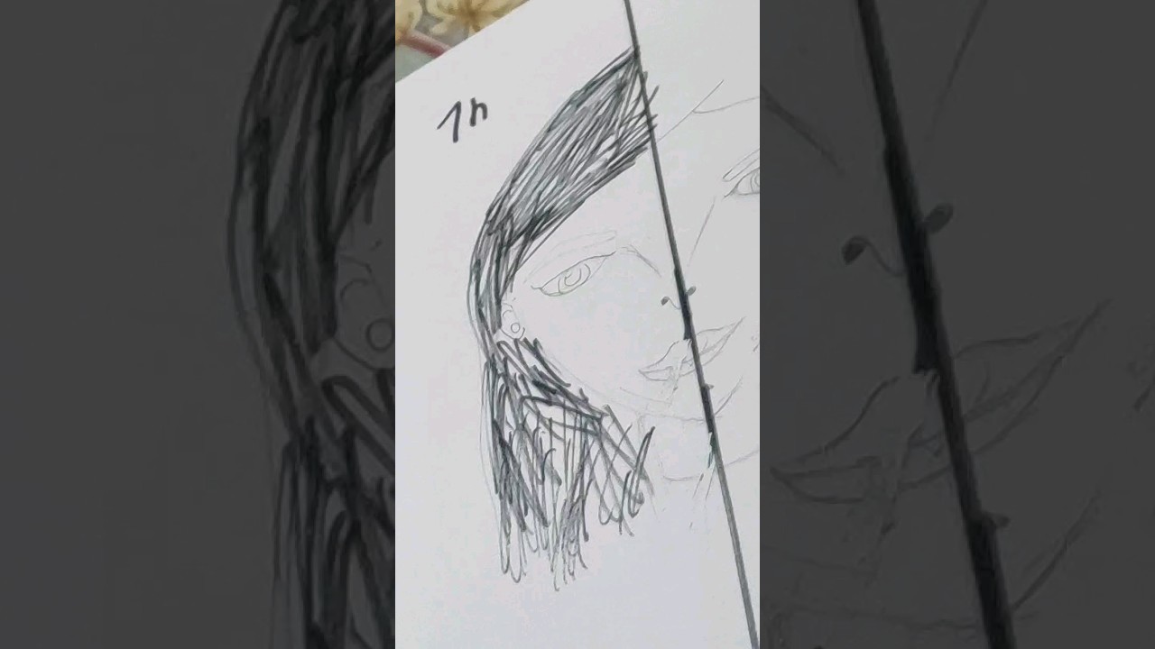 1 hour Vs 10 hour drawing... - YouTube