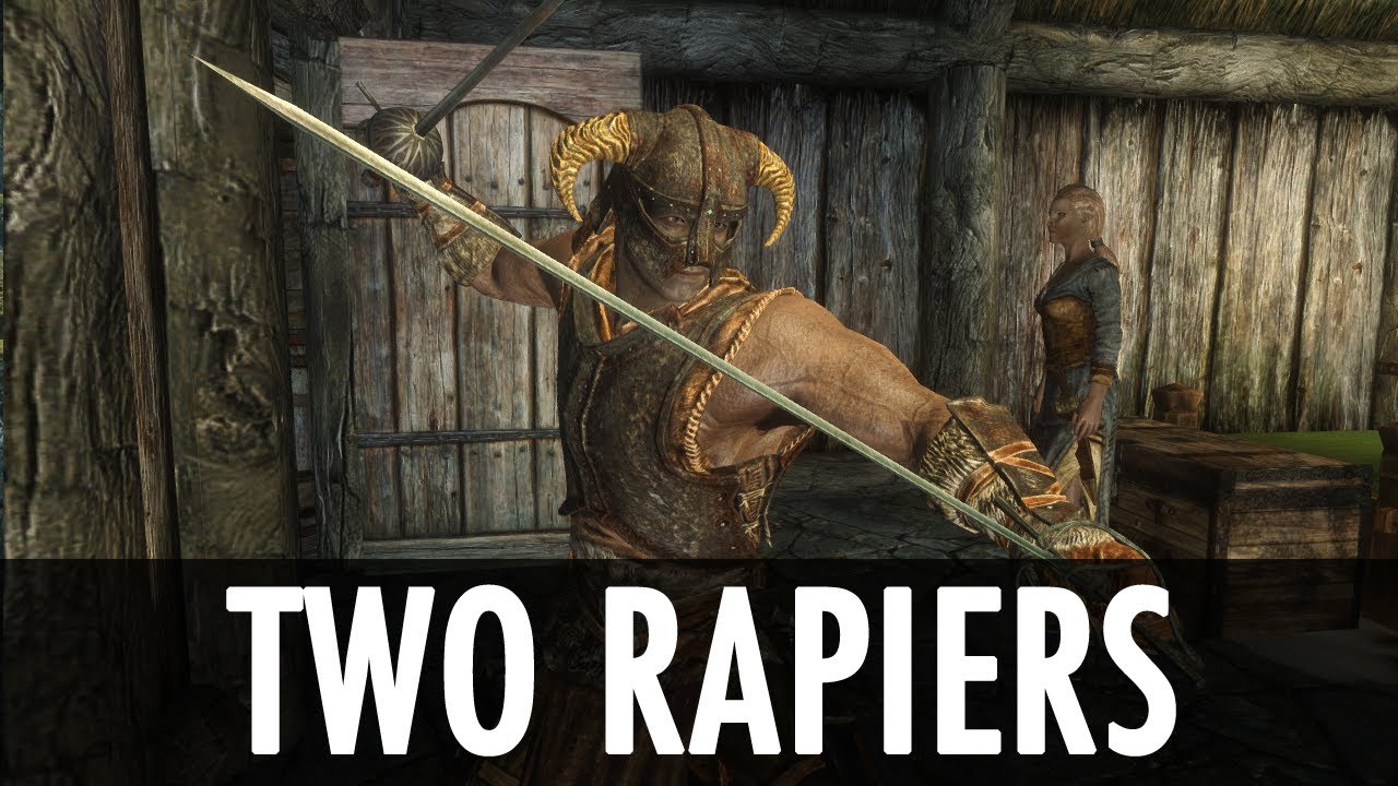 Skyrim Mod Spotlight: Two Rapiers - YouTube
