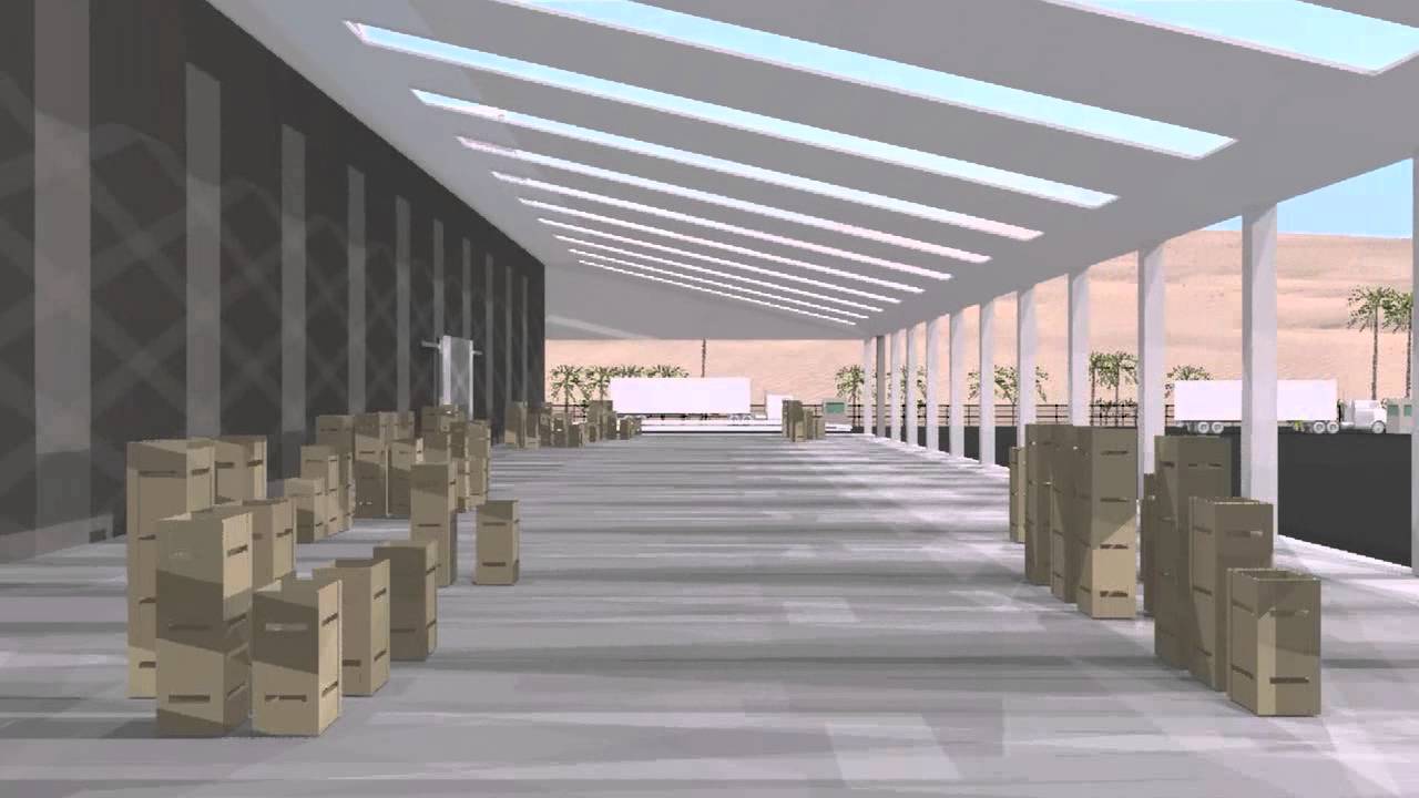 Logistics Area Animation - YouTube