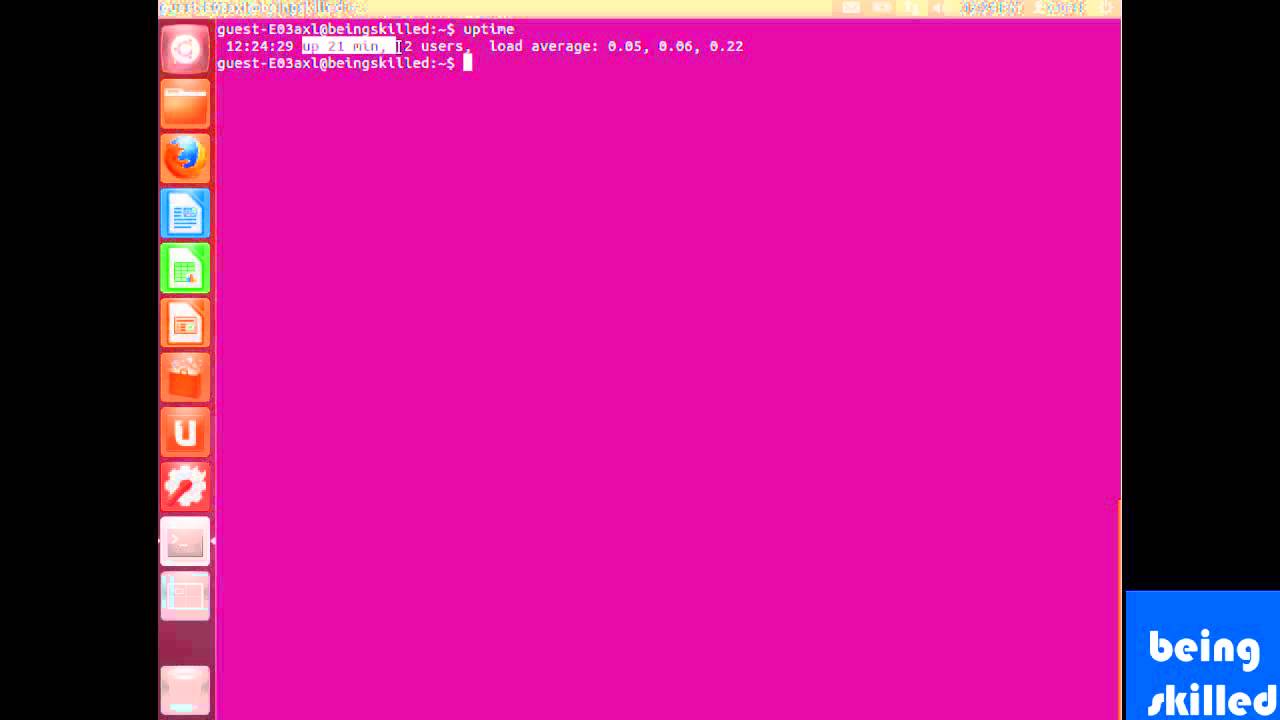 How To Use uptime Command In Linux Operating System YouTube how-to-use-uptime-command-in-linux-operating-system-youtube