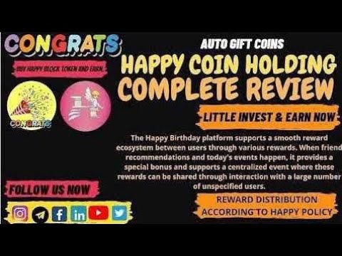 New project happy coin holding Complete review - YouTube