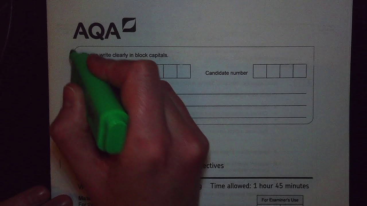 AQA GCSE English Language Paper 2 walkthrough - Intro, Q1 and Q3 - YouTube
