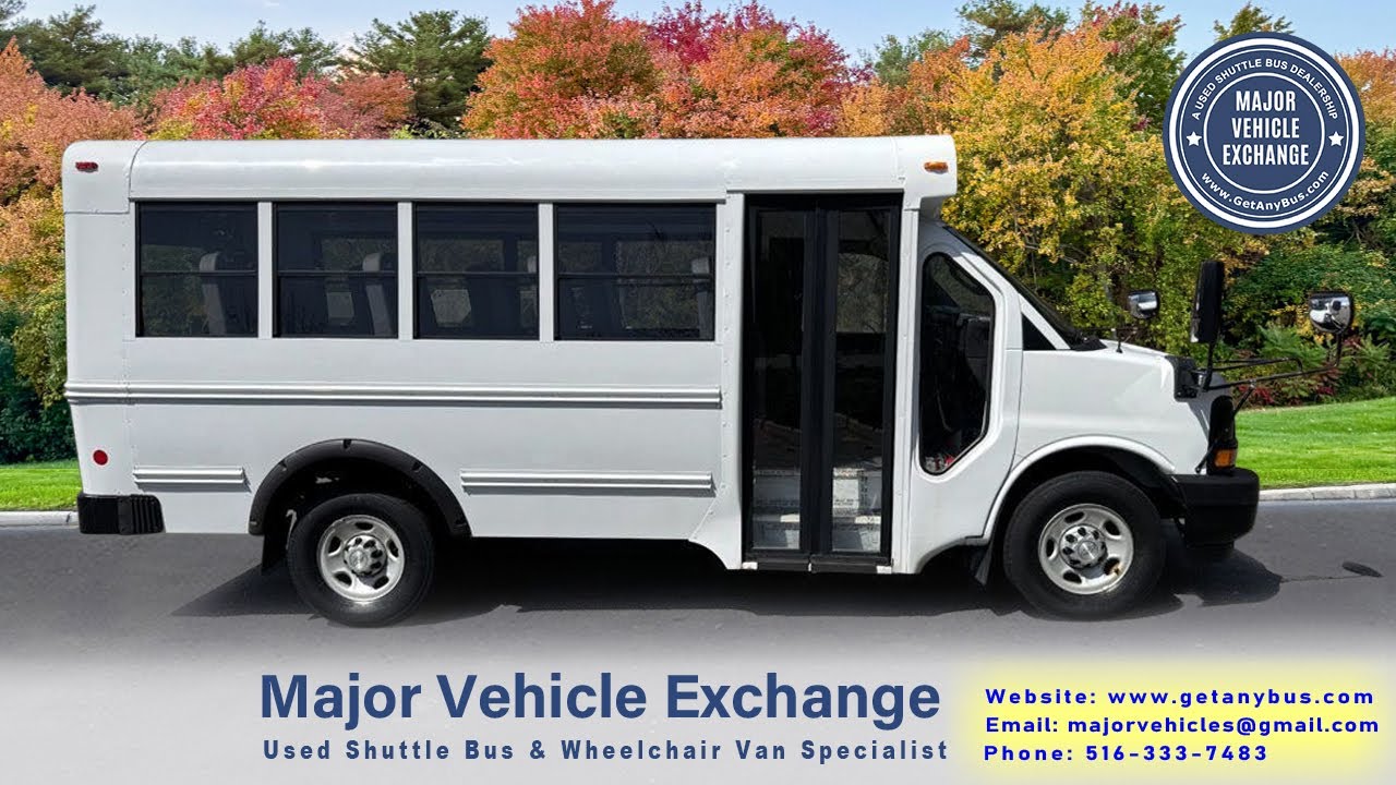 2017 Chevrolet Express 3500 MFSAB Shuttle Bus W/ ONLY 18K MILES! One of ...