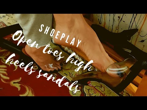 Shoeplay transparent high heels mules from Italianheels, amazing wrinkled arches