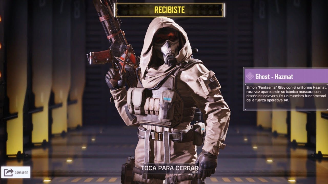 GHOST - HAZMAT 😉😉 // EL NUEVO PERSONAJE DE COD MOBILE 😉😉 // VAMOS AL ...