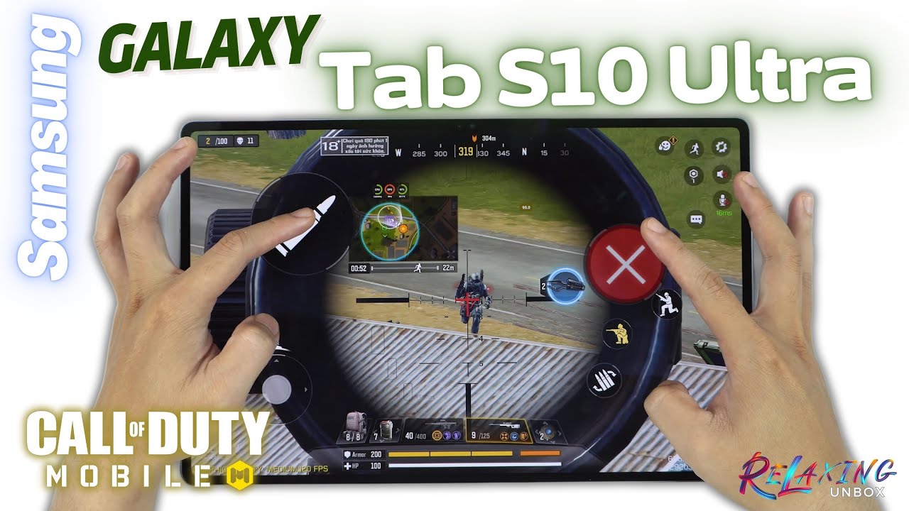 Samsung Galaxy Tab S10 Ultra Call of Duty Mobile Gaming review | FPS ...