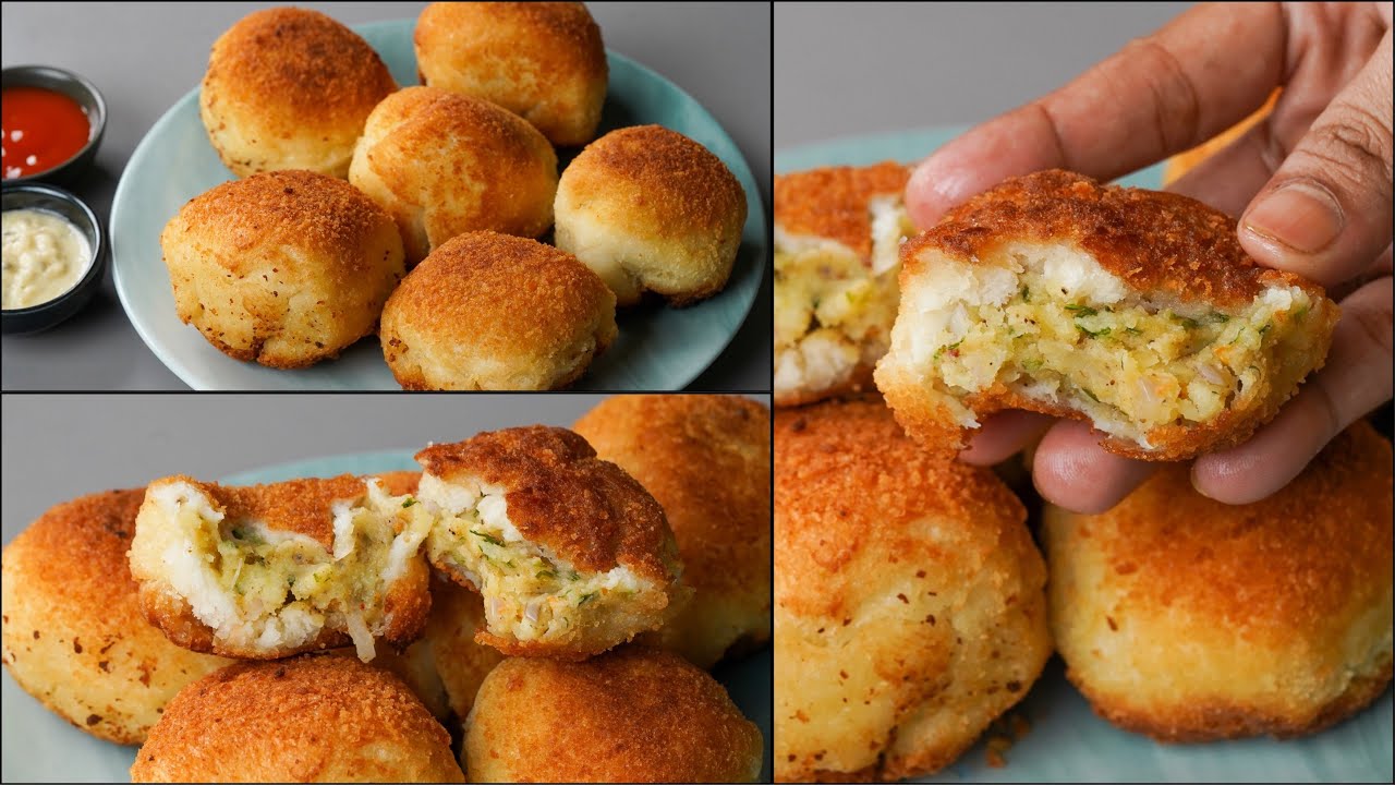 Bread Ball Snacks Recipe | Potato Bread Snacks | Evening Tea Time ...