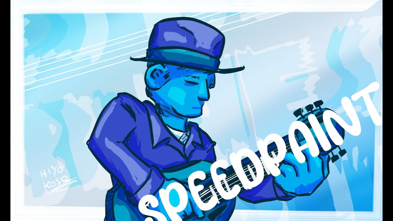 SpeedPaint #08 : Blues - YouTube