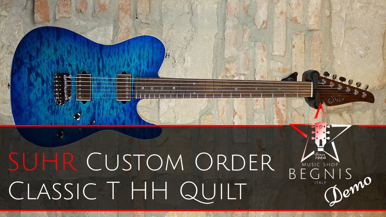 DEMO - SUHR Custom Order CLASSIC T HH with ROSEWOOD NECK in Suhr Hombre ...