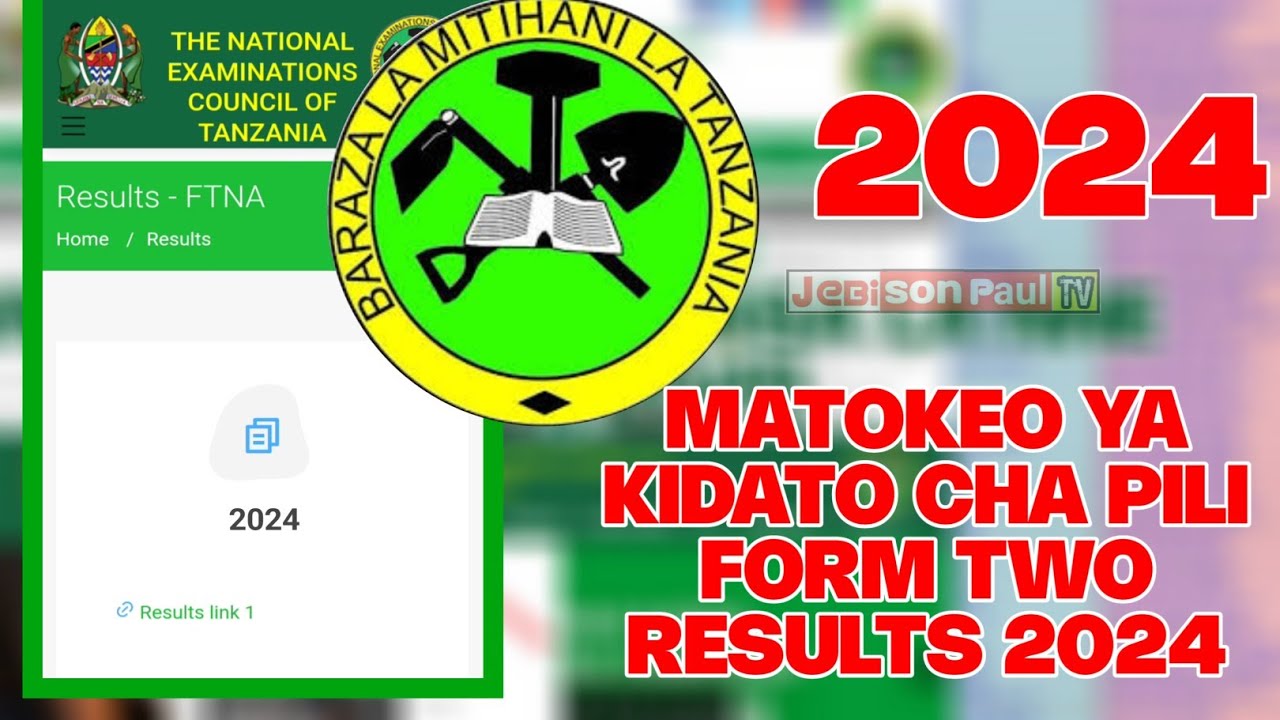 MATOKEO YA KIDATO CHA PILI 2024, FORM TWO EXAMINATION RESULTS NECTA ...