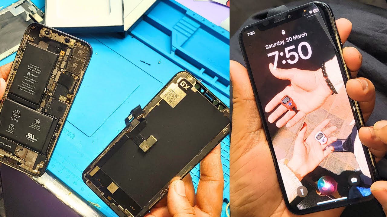 iPhone X Screen Replacement: Fix Your Cracked Screen! - YouTube