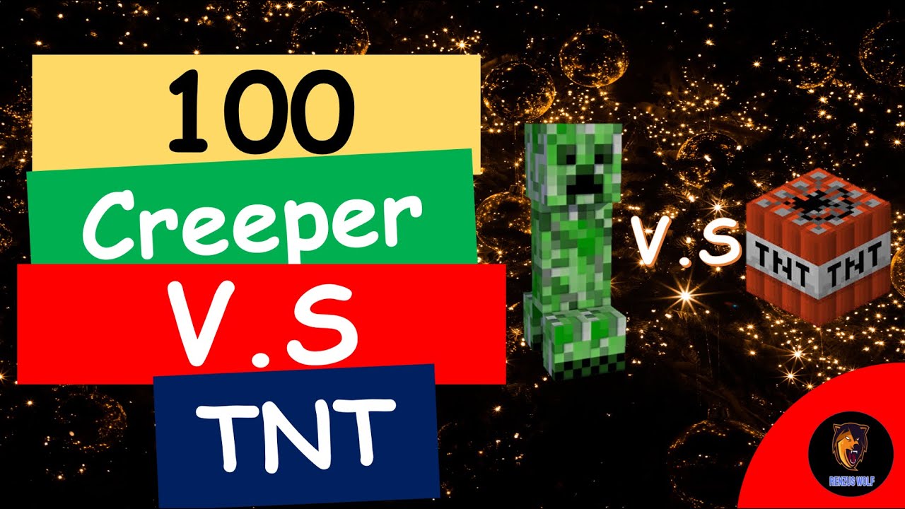 TNT VS 100 Creepers | Minecraft - YouTube