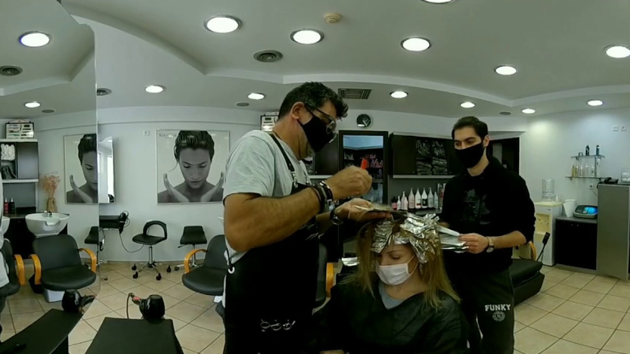 VR 360 video - Hair Salon - YouTube