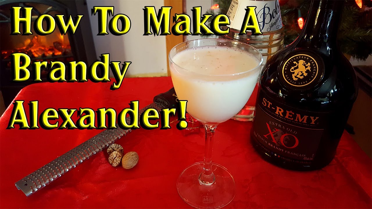 How To Make Brandy Alexander Cocktail! (Holiday Cocktails!) - YouTube