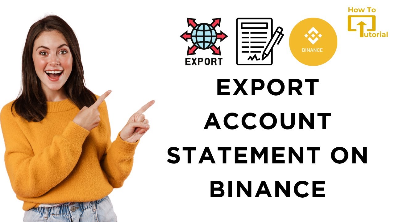 How to Export Account Statement on Binance - YouTube