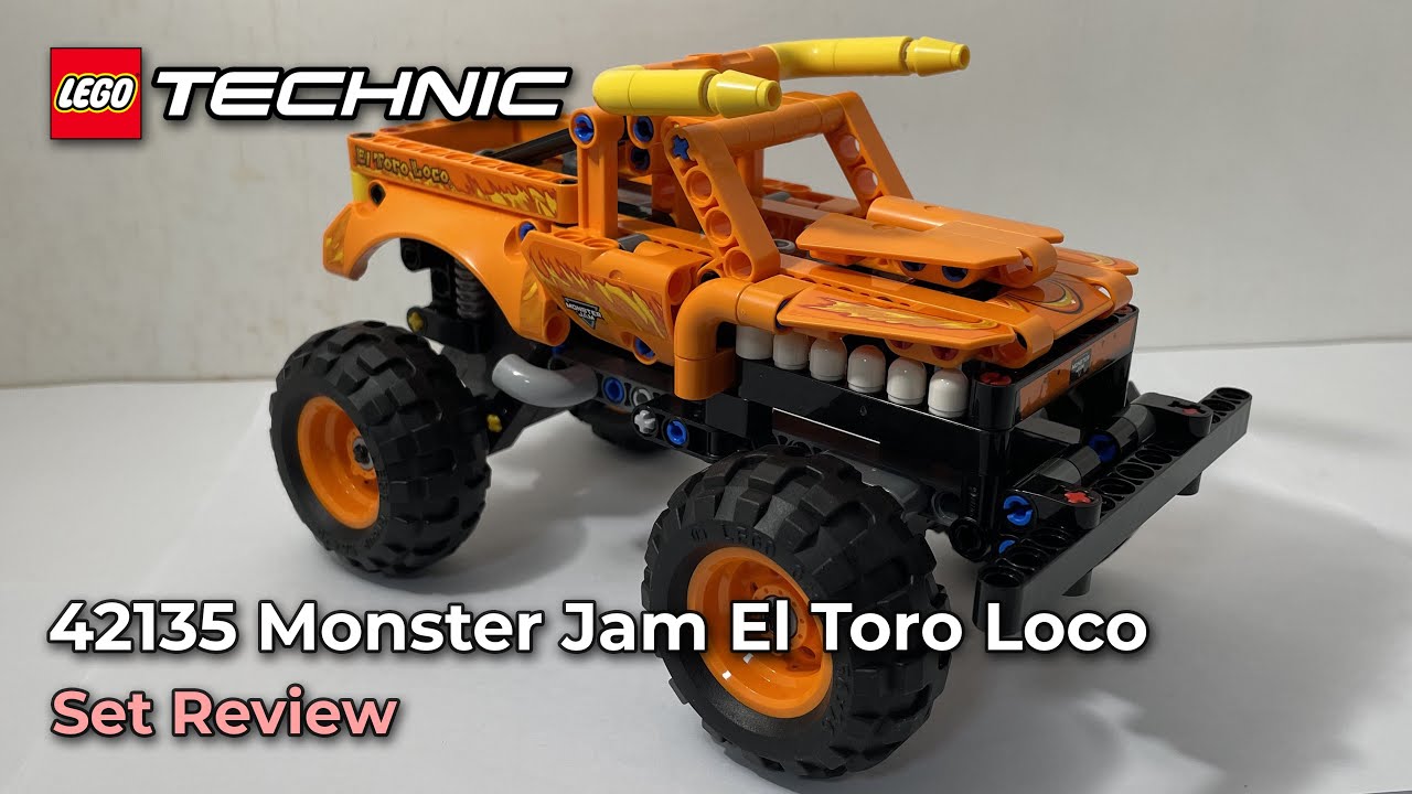 42135 Monster Jam El Toro Loco - LEGO Technic Set Review - YouTube