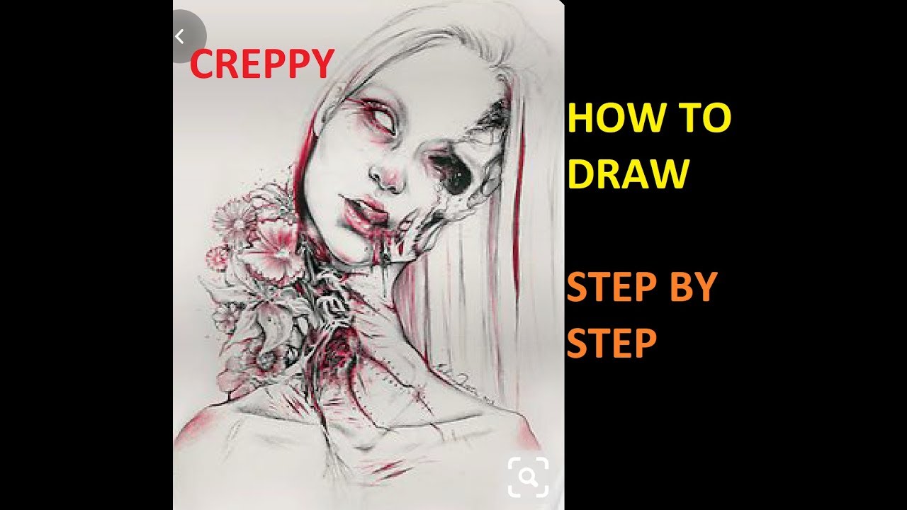 HOW TO DRAW GIRL DEVIL WITH BLOOD!!! - YouTube