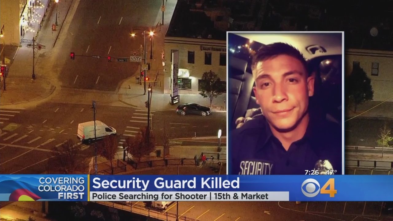 Security Guard Killed Confronting Shooting Suspect - YouTube