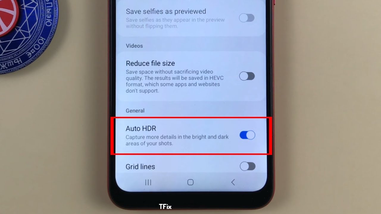 Auto HDR, increase detail when taking photos on Camera on Samsung ...