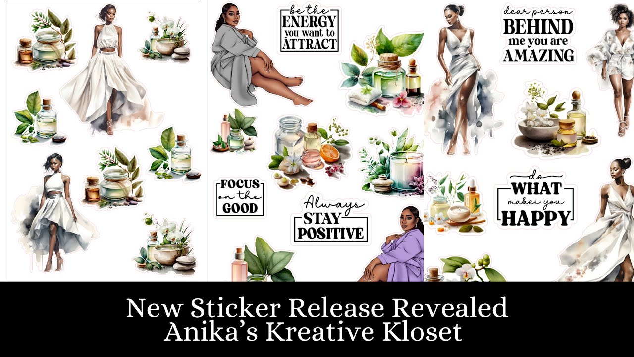 New Sticker Release Revealed|Anika's Kreative Kloset| - YouTube
