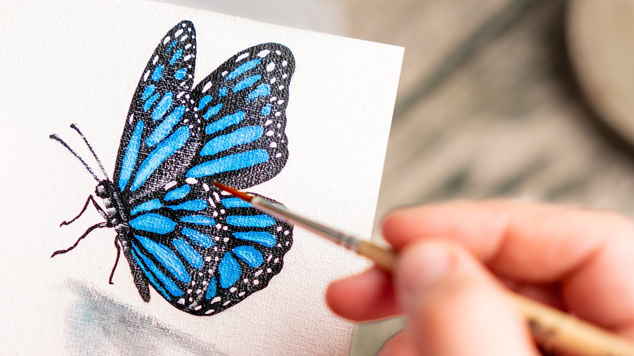 Butterfly Acrylic Painting