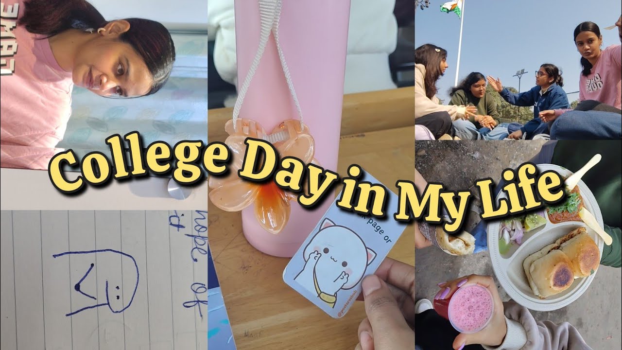 A Day in My College Life 🌷🫧 | GRWM | Uni life | 📍DU | University of ...