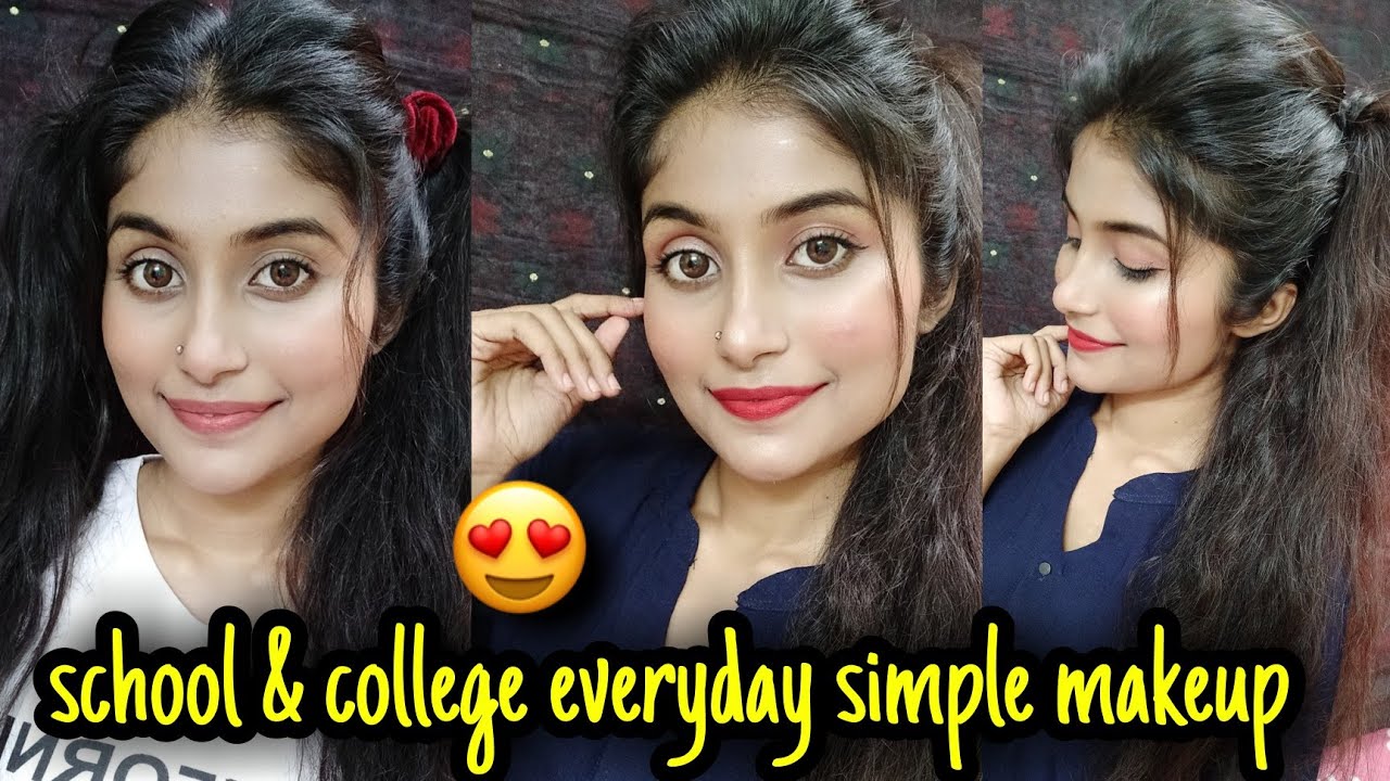 How To Do Simple Makeup For College | Saubhaya Makeup