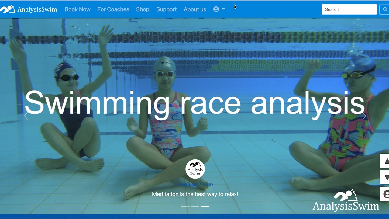 Swimming Race Analysis view on AnalysisSwim.com - YouTube