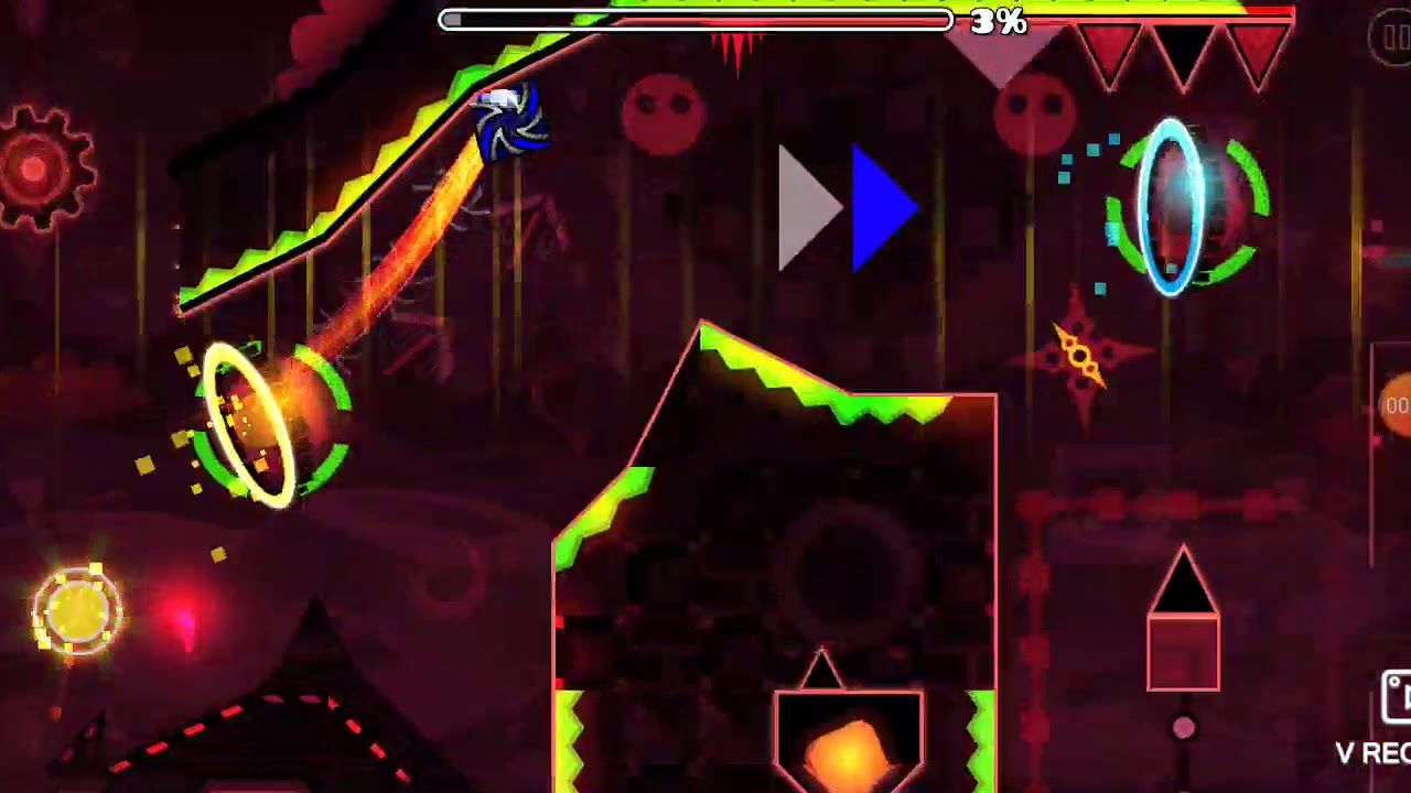 Geometry Dash Monster Gauntlet Gameplay (Just the first level) - YouTube