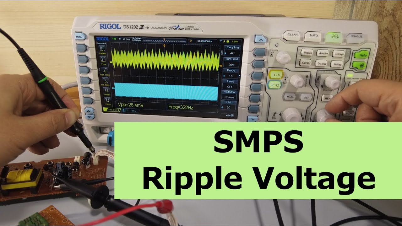 Switched Mode Power Supply (SMPS) Ripple Voltage - YouTube