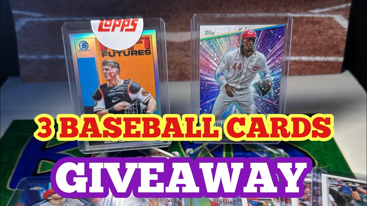 ⭐️3 BASEBALL CARDS GIVEAWAY 3 WINNERS⭐️SUBSCRIBE BIG WES CARDS👈⚾️🔥 ...