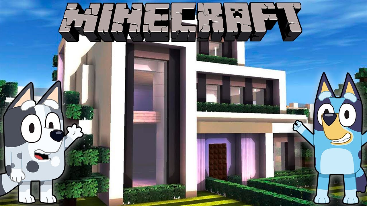 Bluey & Muffin Plays Minecraft 10! - YouTube