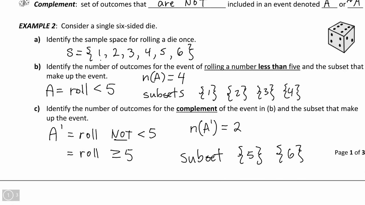 MDM4U 1 2 Theoretical Probability Edited - YouTube